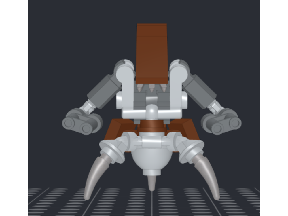 LEGO MOC Droideka - Minifigure Scale by ImALoner | Rebrickable - Build ...