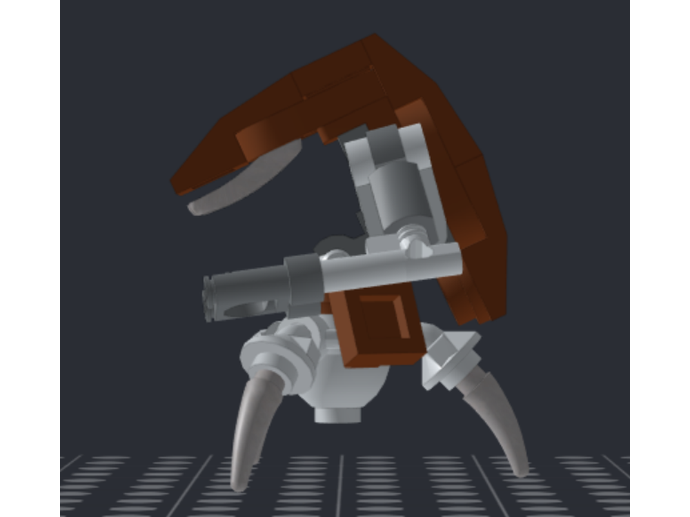 LEGO MOC Droideka - Minifigure Scale by ImALoner | Rebrickable - Build ...