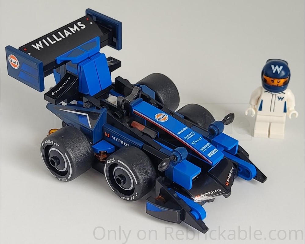 LEGO MOC Tooned Williams Racing F1 Team FW46 by ford4thot | Rebrickable ...
