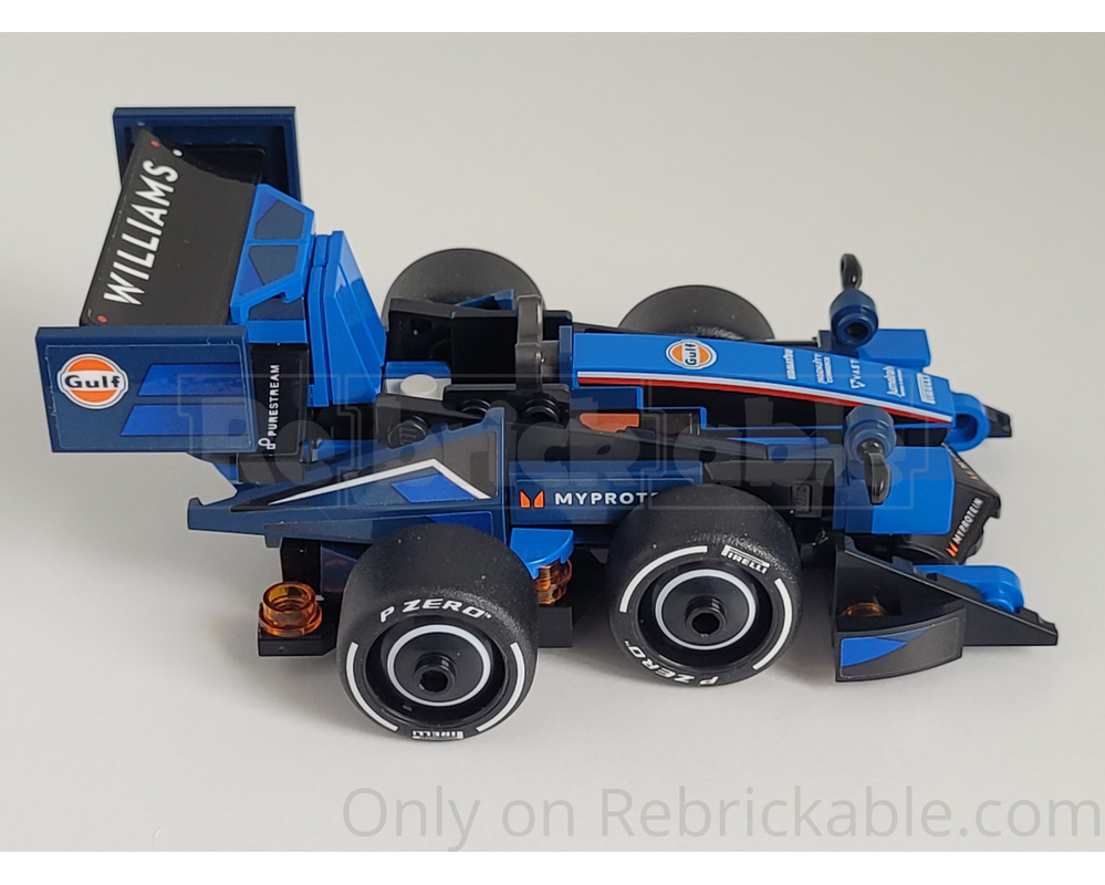 LEGO MOC Tooned Williams Racing F1 Team FW46 by ford4thot | Rebrickable ...