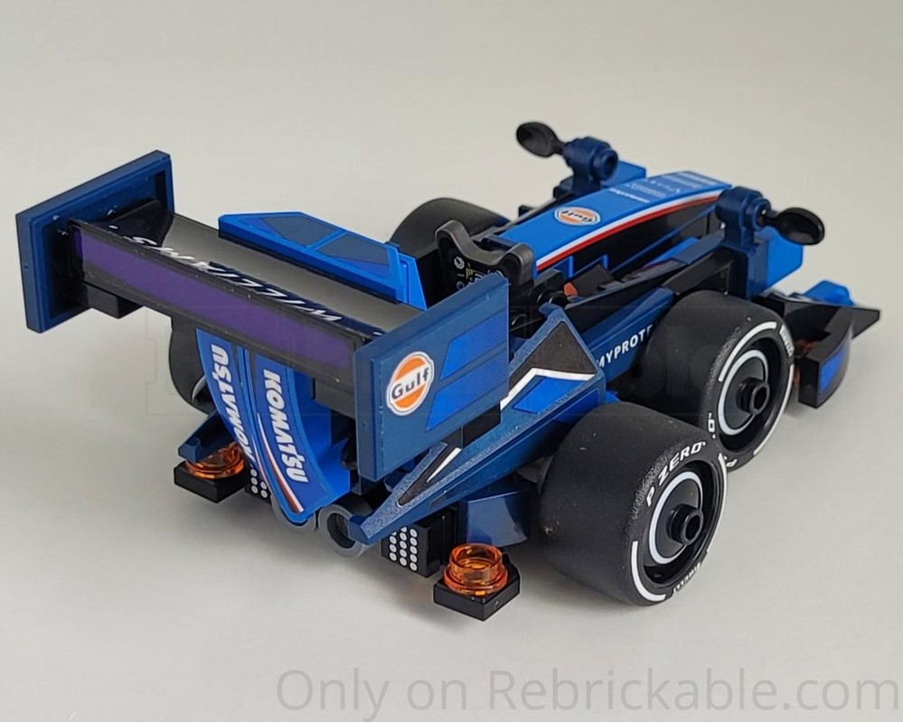 LEGO MOC Tooned Williams Racing F1 Team FW46 by ford4thot | Rebrickable ...