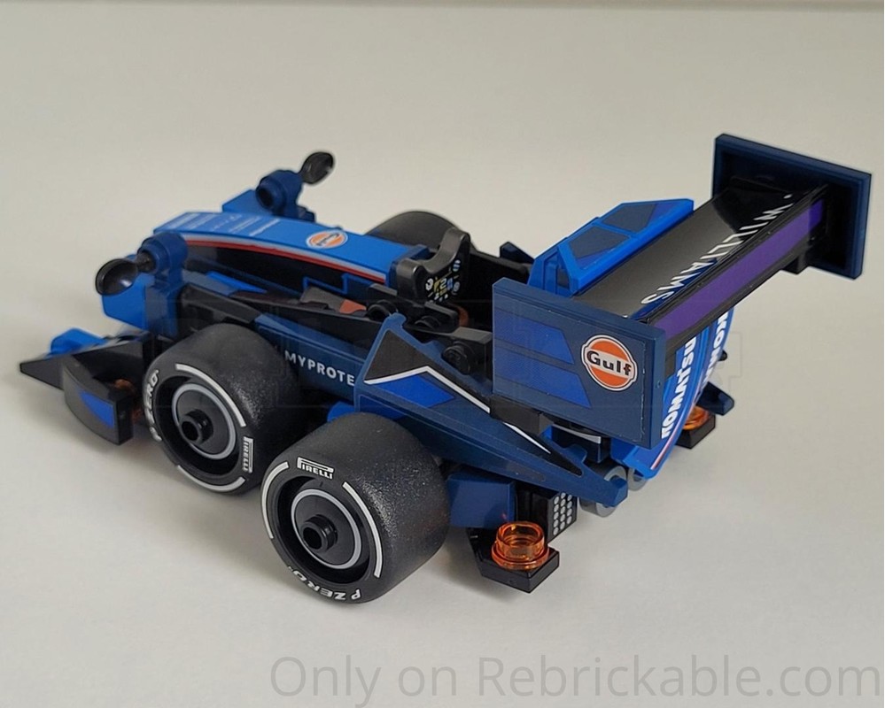 LEGO MOC Tooned Williams Racing F1 Team FW46 by ford4thot | Rebrickable ...