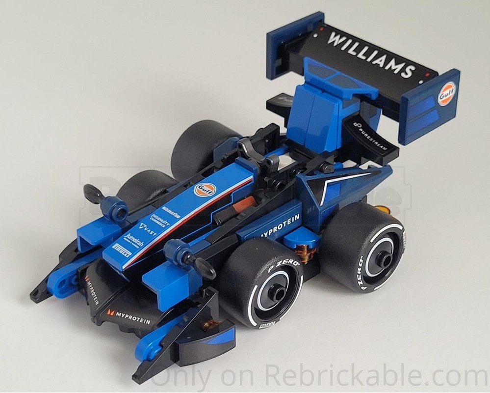 LEGO MOC Tooned Williams Racing F1 Team FW46 by ford4thot | Rebrickable ...