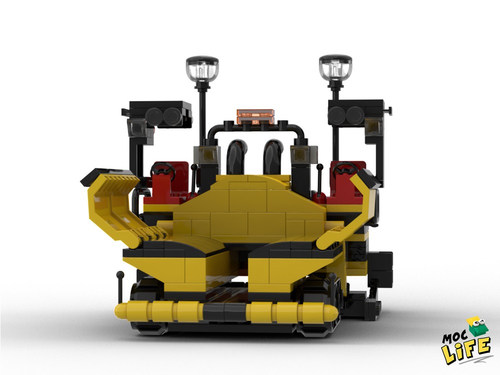 LEGO MOC Asphalte paver by MocLife | Rebrickable - Build with LEGO