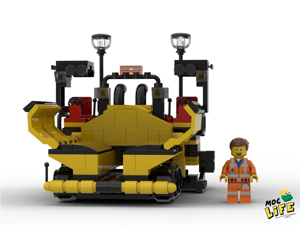 LEGO MOC Asphalte paver by MocLife | Rebrickable - Build with LEGO