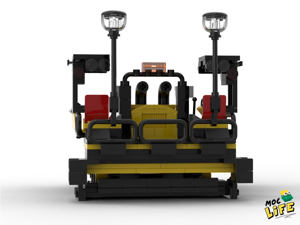LEGO MOC Asphalte paver by MocLife | Rebrickable - Build with LEGO