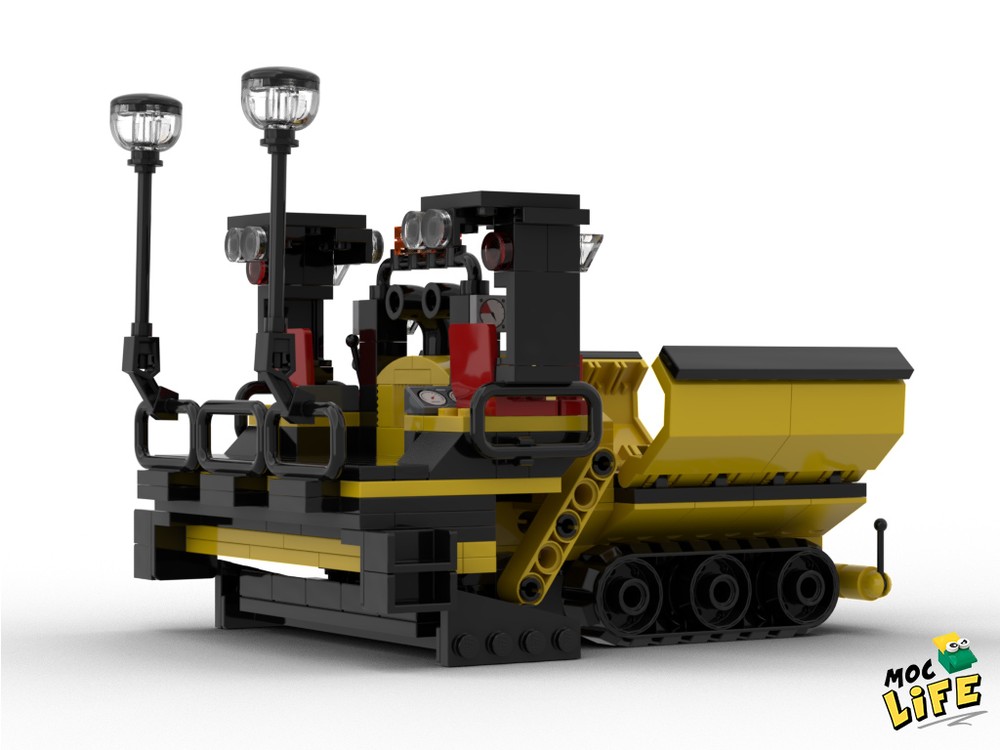 LEGO MOC Asphalte paver by MocLife | Rebrickable - Build with LEGO