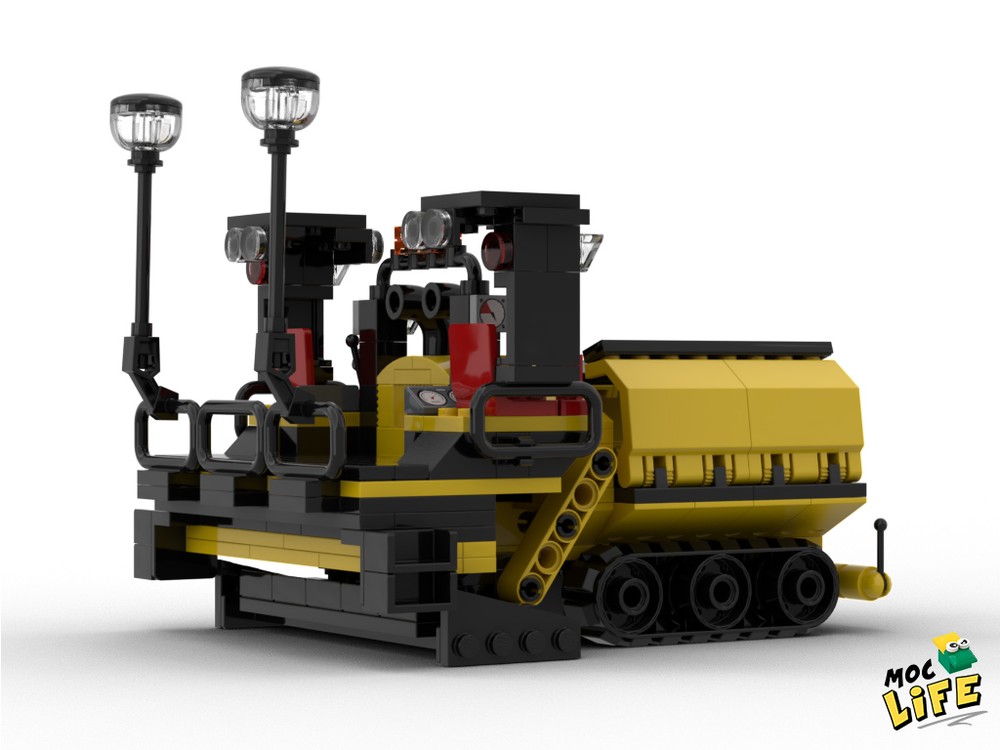LEGO MOC Asphalte paver by MocLife | Rebrickable - Build with LEGO