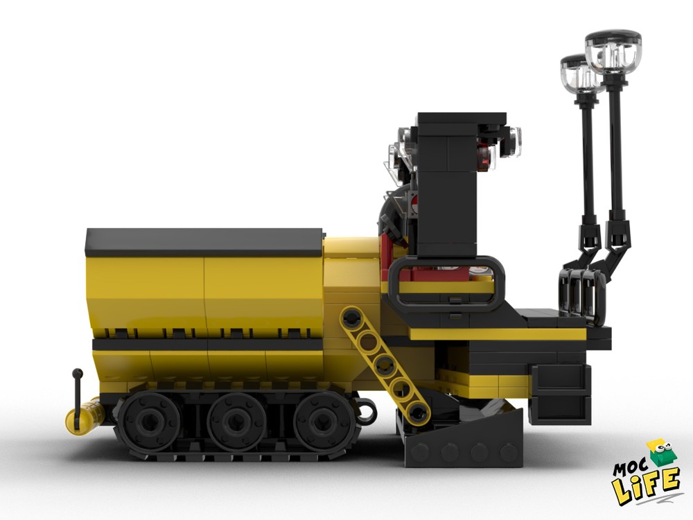 LEGO MOC Asphalte paver by MocLife | Rebrickable - Build with LEGO