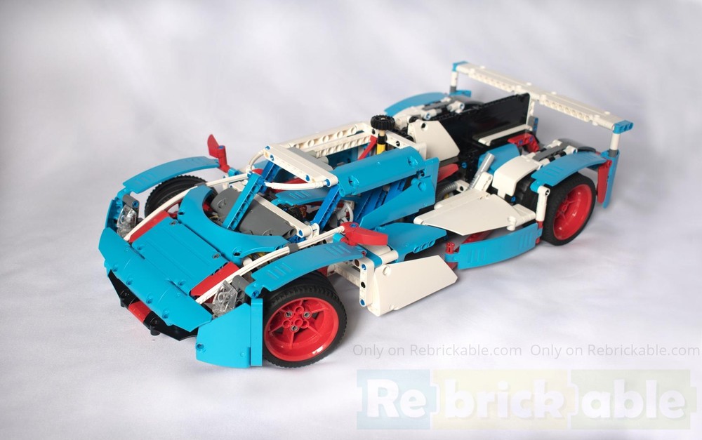 LEGO MOC 42077 LMP 1 car by jelo | Rebrickable - Build with LEGO