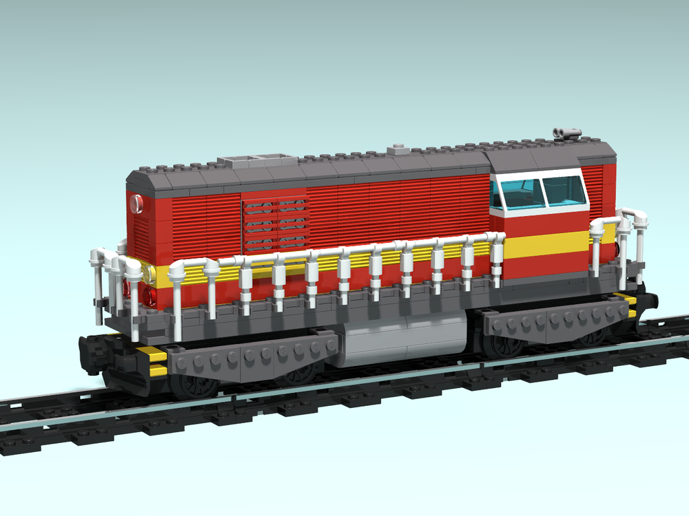 LEGO MOC Train Diesel (MTB) by KURA76 | Rebrickable - Build with LEGO