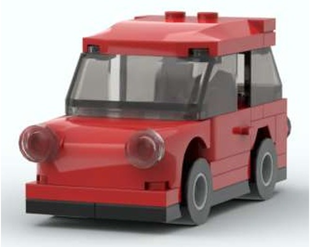 LEGO MOC-221588 Classic Red Car (MOC) by WAI Bricks | Rebrickable ...