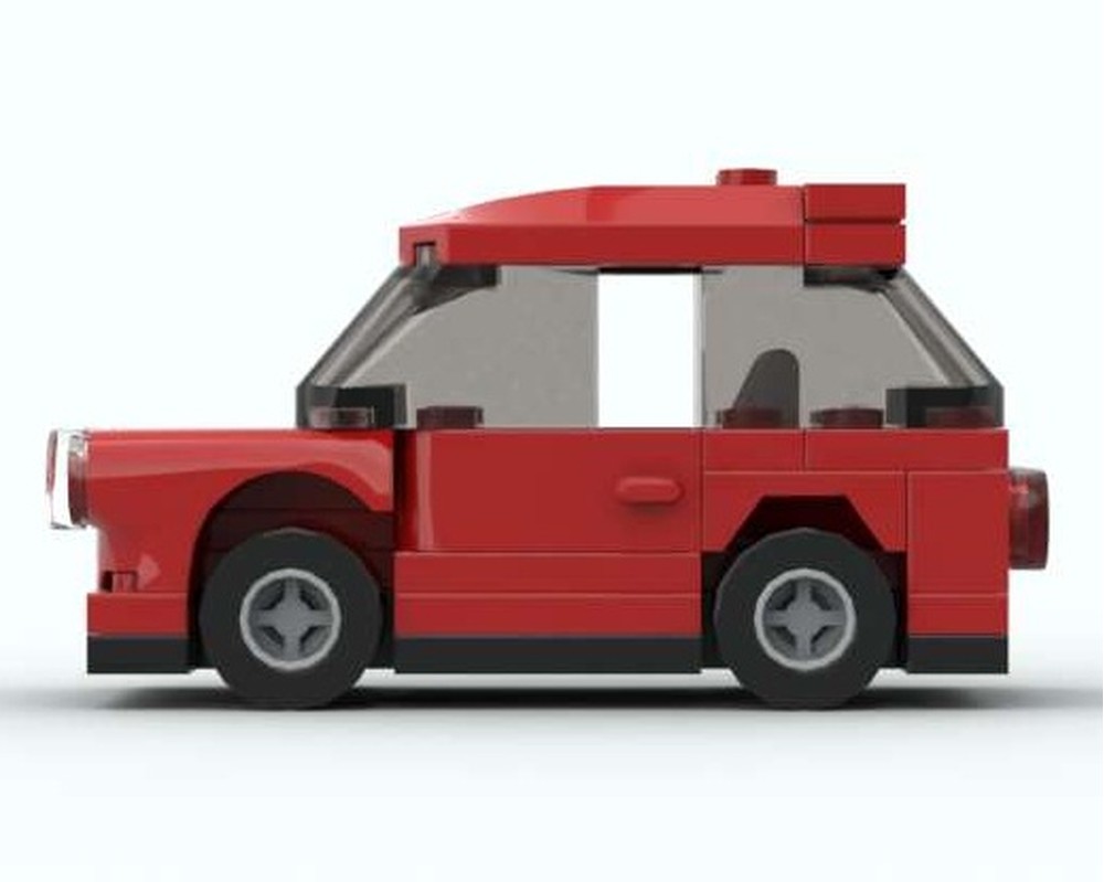 LEGO MOC-221588 Classic Red Car (MOC) by WAI Bricks | Rebrickable ...