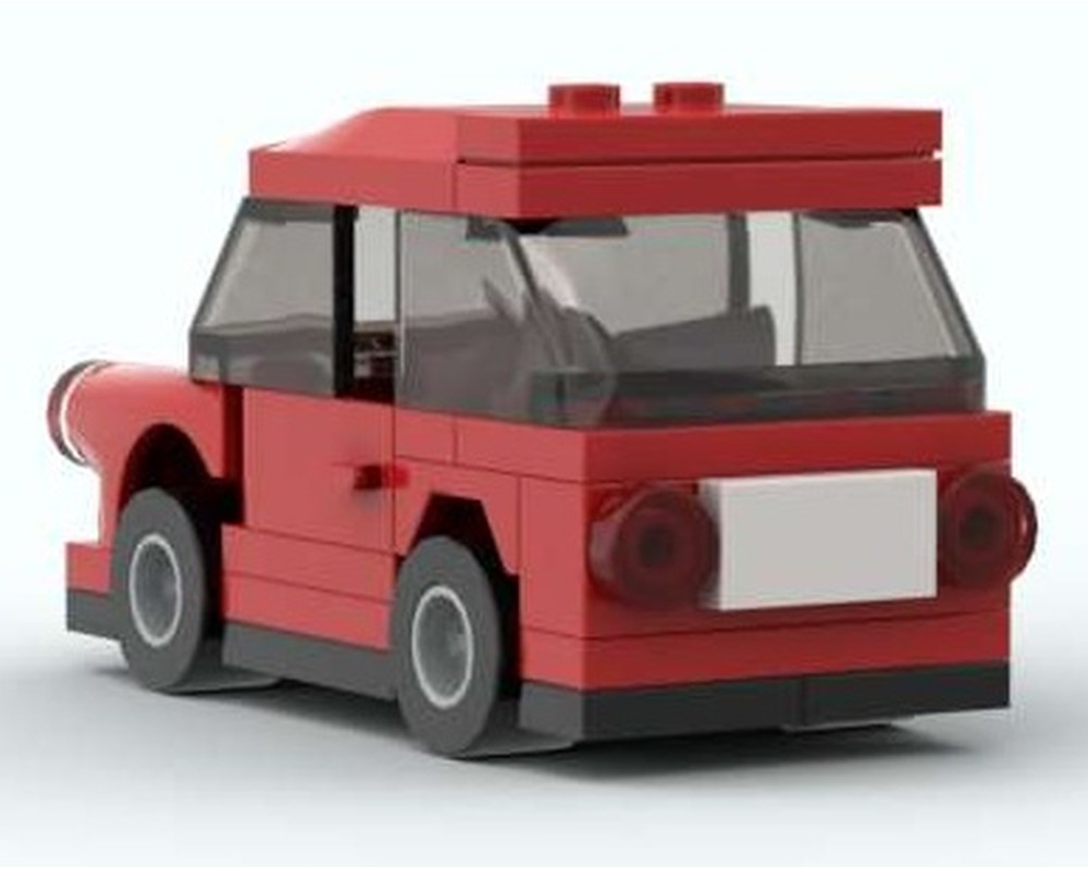 LEGO MOC Classic Red Car (MOC) by WAI Bricks | Rebrickable - Build with ...