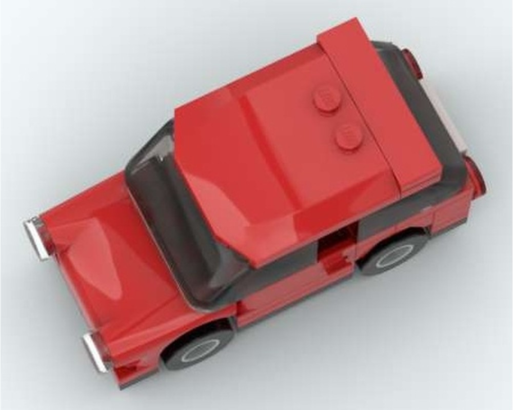 LEGO MOC Classic Red Car (MOC) by WAI Bricks | Rebrickable - Build with ...