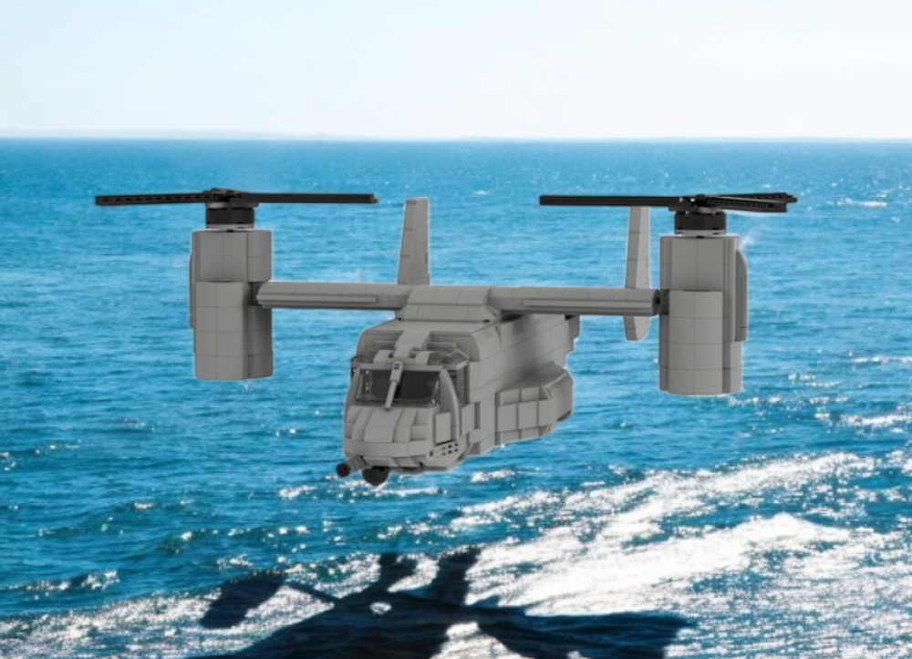 LEGO MOC V-22 Osprey by Potato_boi_2022 | Rebrickable - Build with LEGO