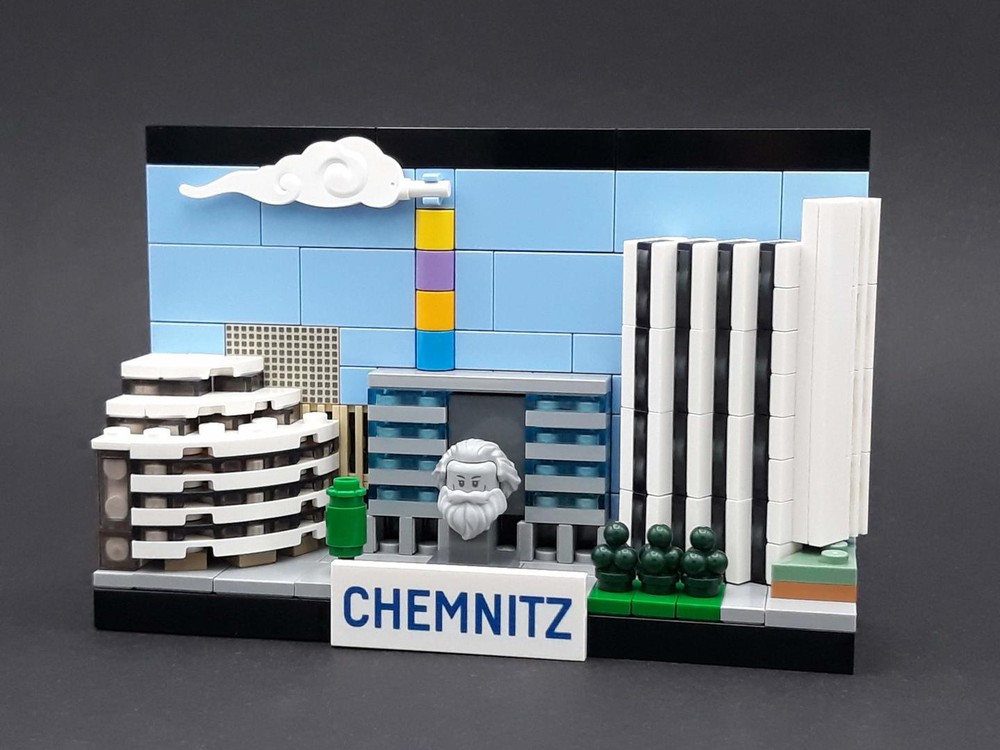 LEGO MOC Chemnitz Postcard by Rauy | Rebrickable - Build with LEGO