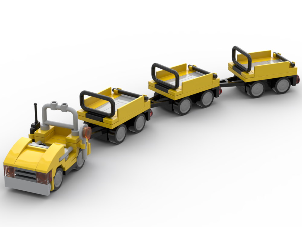 LEGO MOC-221635 Luggage carrier by Ptchnk | Rebrickable - Build with LEGO