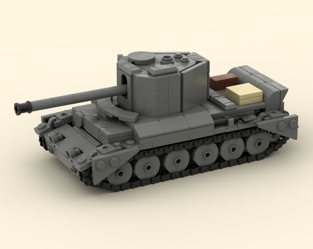 LEGO MOC-221636 LEGO ww2 A30 Challenger tank destroyer 1:45 scale by ...