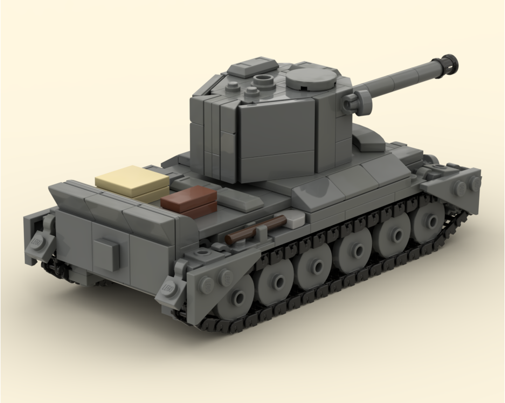 LEGO MOC-221636 LEGO ww2 A30 Challenger tank destroyer 1:45 scale by ...