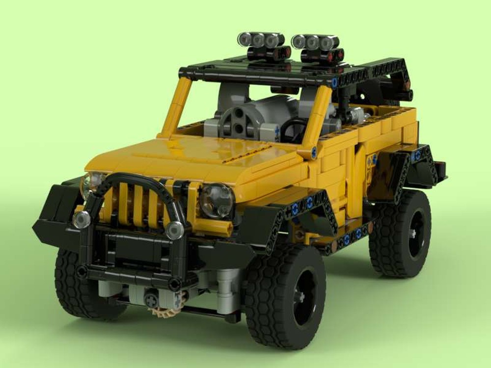 LEGO MOC jeep wrangler suv by Кдо0506 | Rebrickable - Build with LEGO