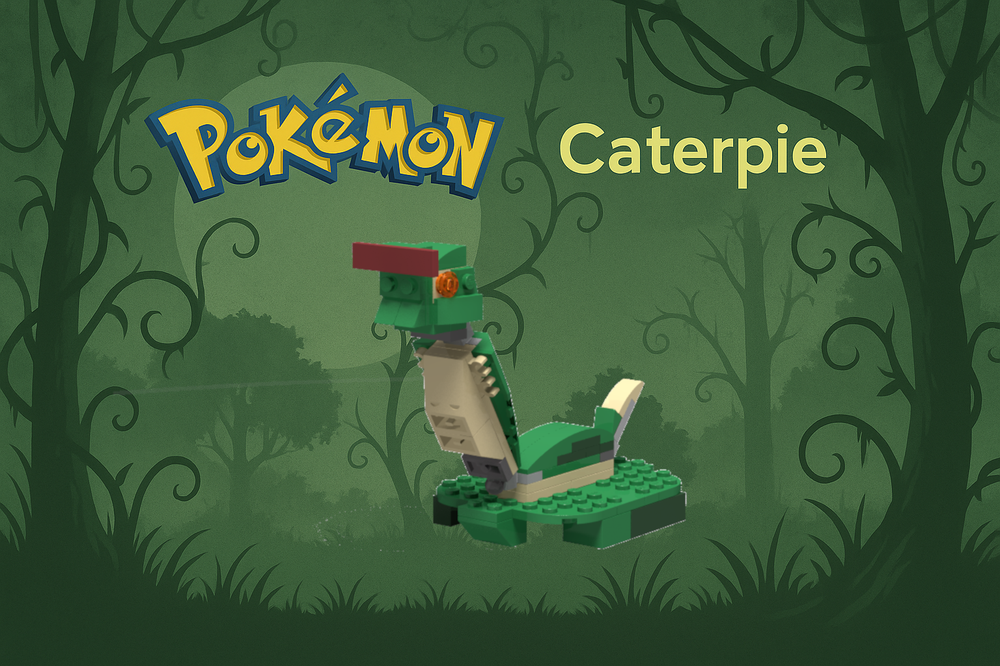 LEGO MOC-221669 Caterpie by ClayBirdBricks | Rebrickable - Build with LEGO