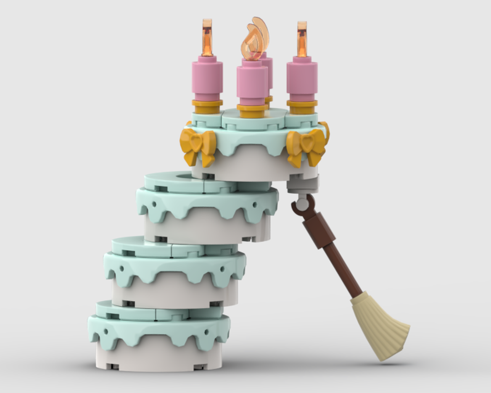 LEGO MOC Sleeping Beauty Cake by CurtainLamp | Rebrickable - Build with ...