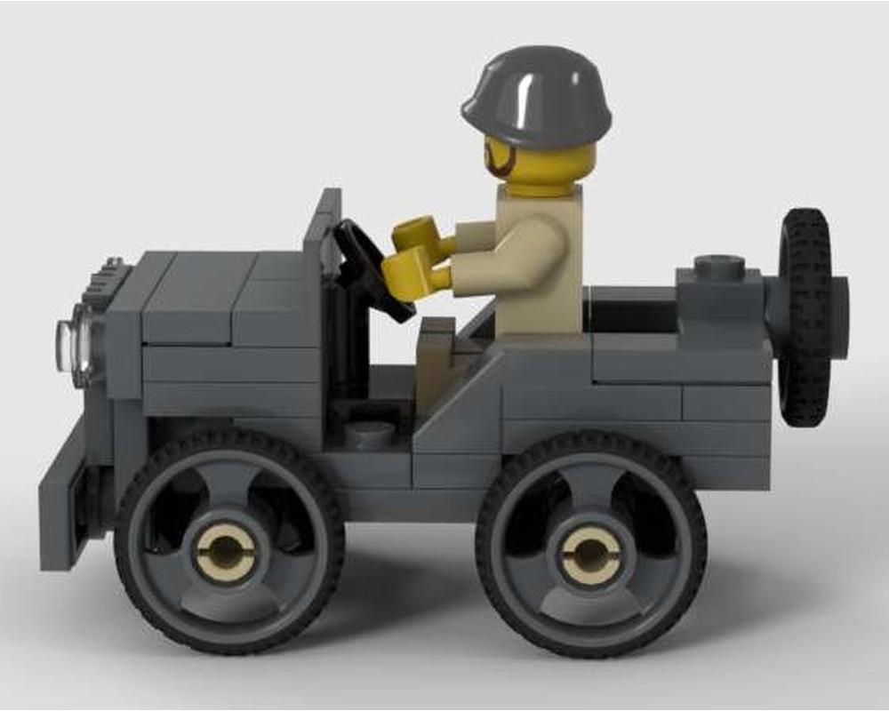 LEGO MOC WWII Jeep Soap Box Car by mikey2110 | Rebrickable - Build with ...
