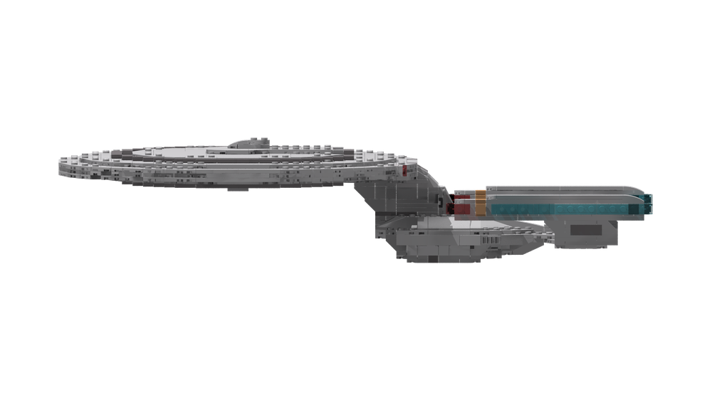 LEGO MOC All Galaxy-Class Variants (Classic, Venture Refit, Galaxy X ...