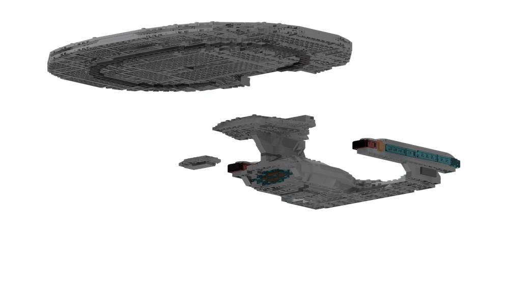 LEGO MOC All Galaxy-Class Variants (Classic, Venture Refit, Galaxy X ...