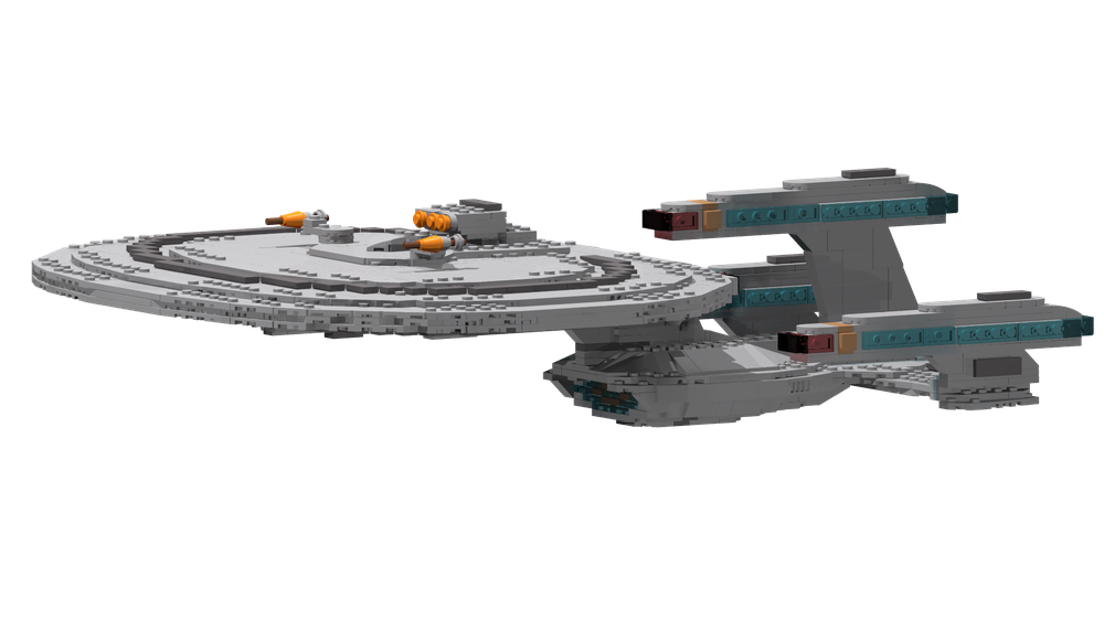LEGO MOC All Galaxy-Class Variants (Classic, Venture Refit, Galaxy X ...