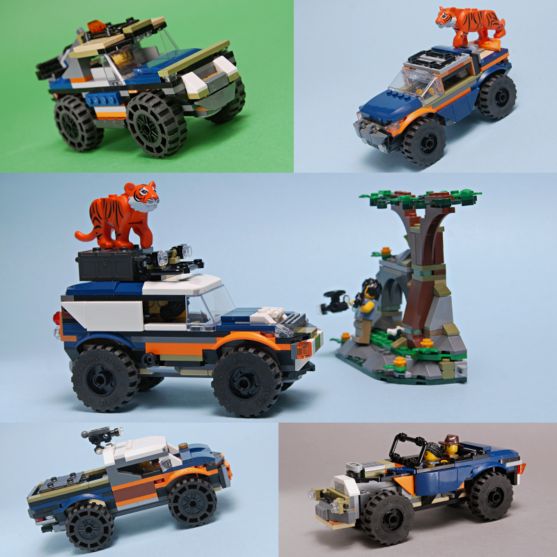 LEGO MOC 60426 6 IN 1 MOCS by Keep On Bricking | Rebrickable - Build ...
