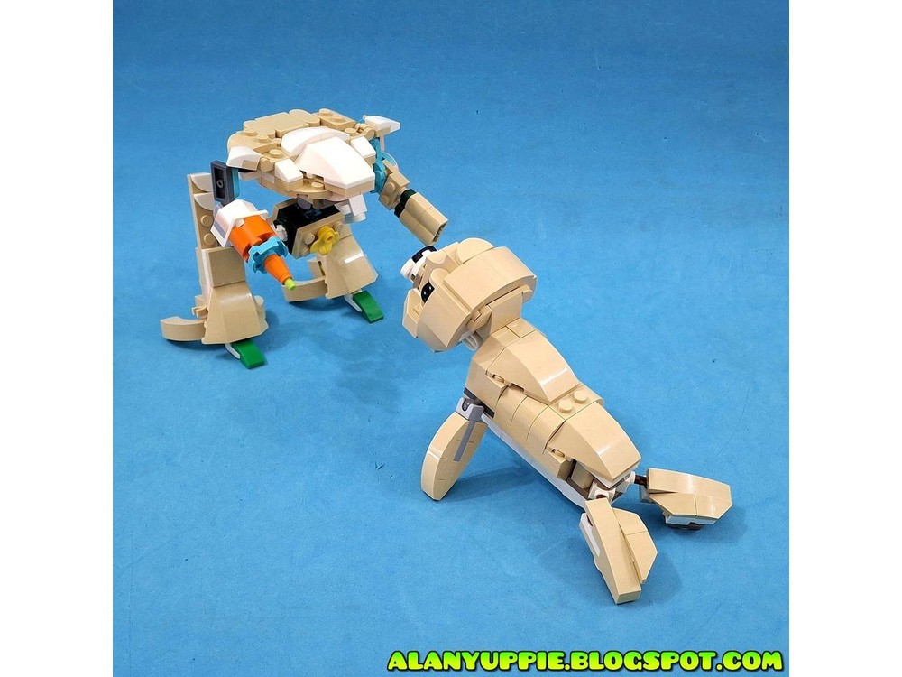 LEGO MOC Mech ED-209, protector of LEGO Seal /alternate built of set ...
