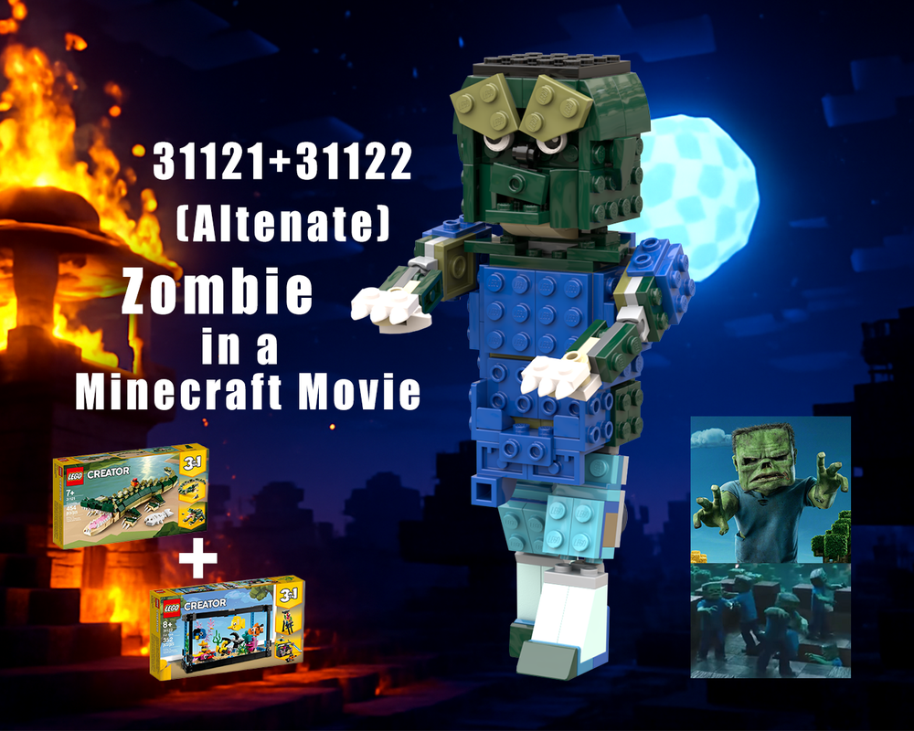 LEGO MOC 31121+31122-Zombie in A Mc Movie（Alternate） by zxmaomao ...