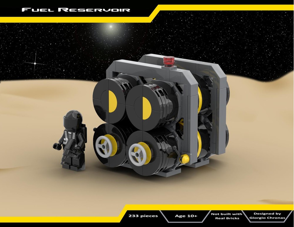 LEGO MOC Fuel Reservoir by Legocionado | Rebrickable - Build with LEGO