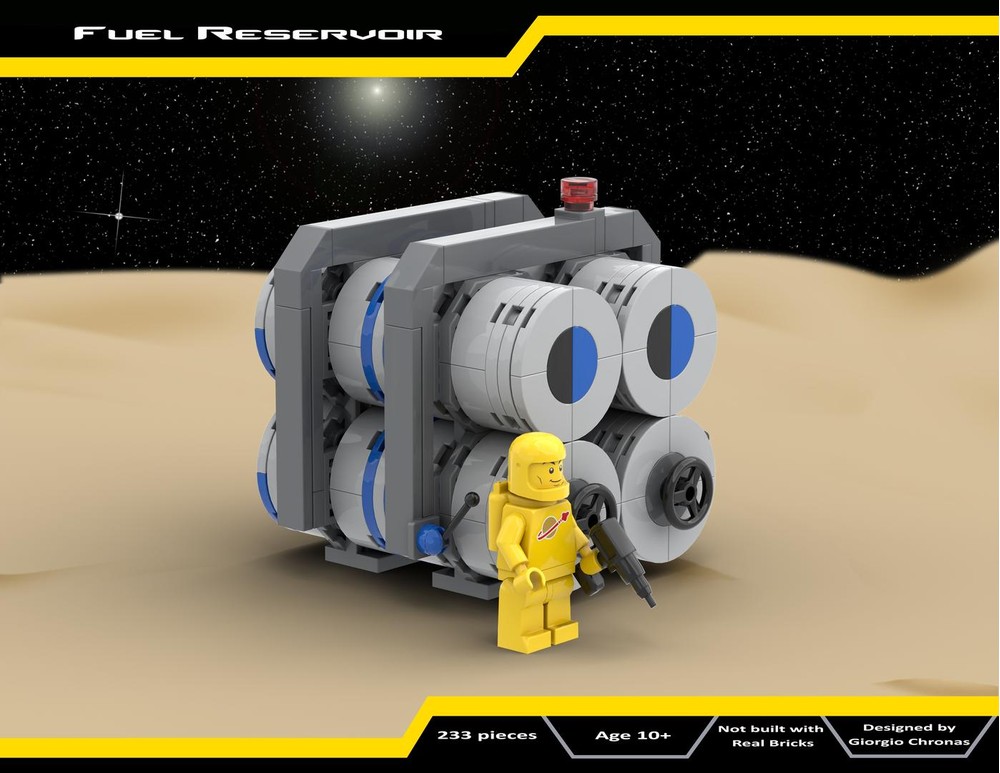 LEGO MOC Fuel Reservoir by Legocionado | Rebrickable - Build with LEGO