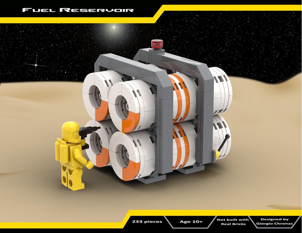 LEGO MOC Fuel Reservoir by Legocionado | Rebrickable - Build with LEGO