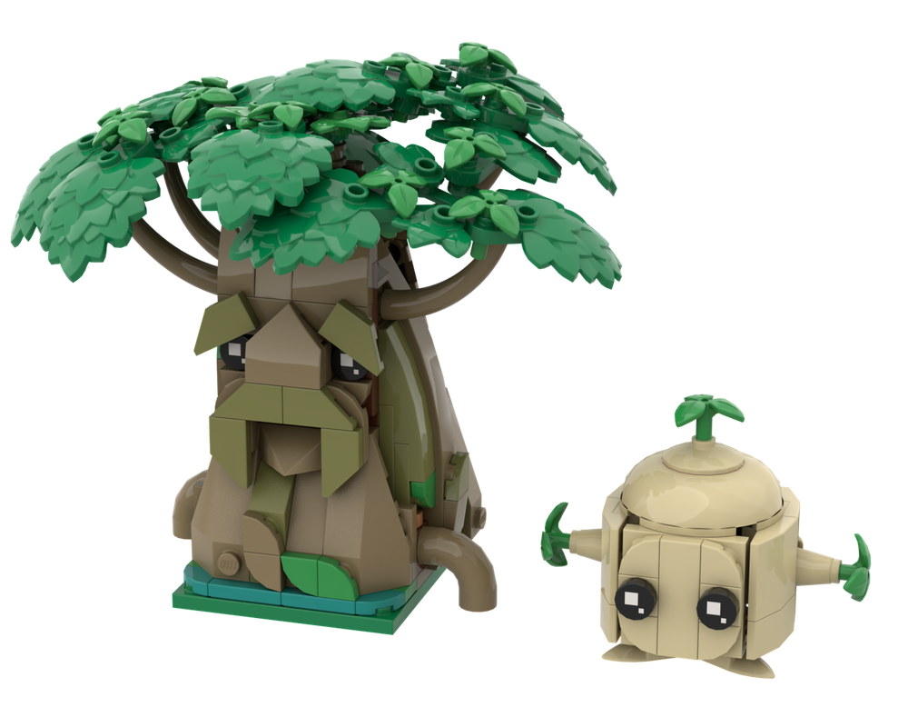 LEGO MOC Deku Tree Brickheadz by sgomezb | Rebrickable - Build with LEGO