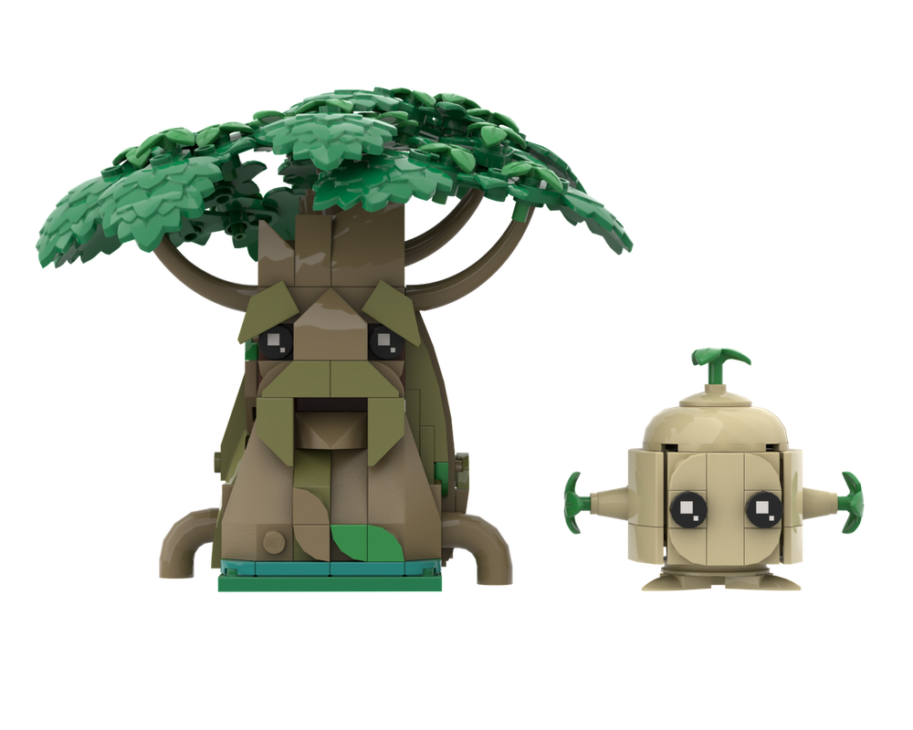 LEGO MOC Deku Tree Brickheadz by sgomezb | Rebrickable - Build with LEGO