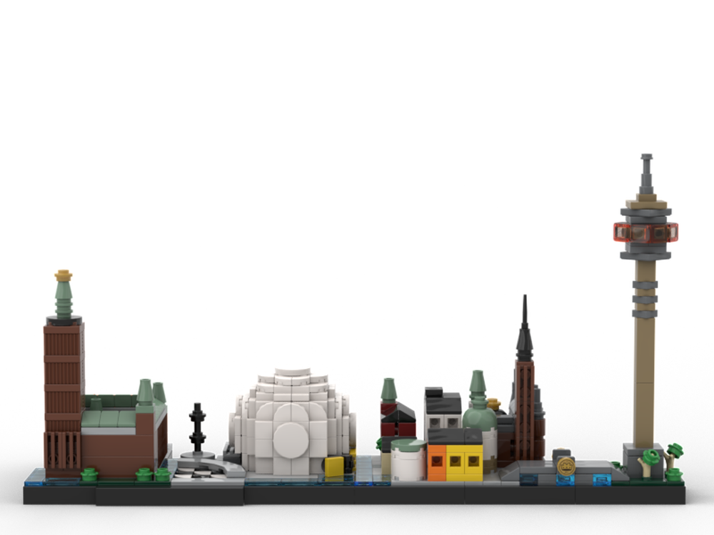 LEGO MOC Stockholm Skyline by bricks_with_sunny | Rebrickable - Build ...