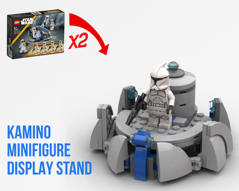LEGO MOC Kamino Minifigure Display Podium - 332nd Battle Pack Alt Build ...