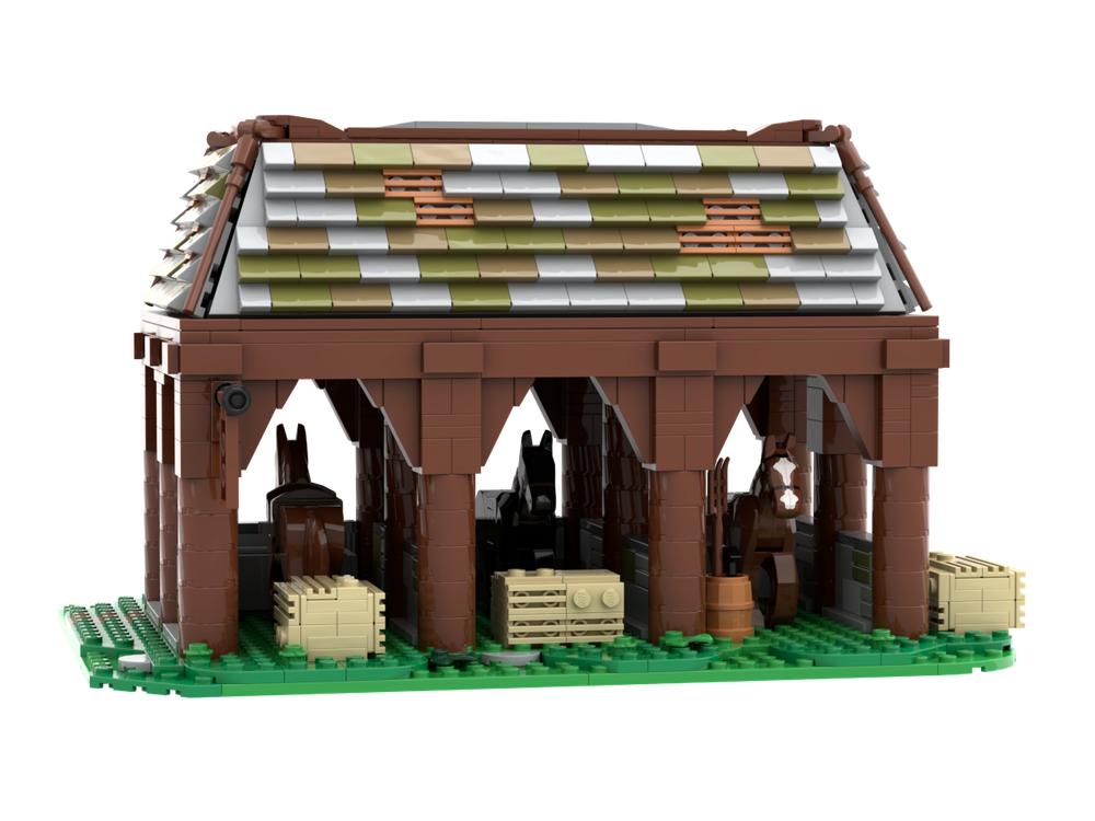 LEGO MOC Medieval Stable by Tavernellos | Rebrickable - Build with LEGO