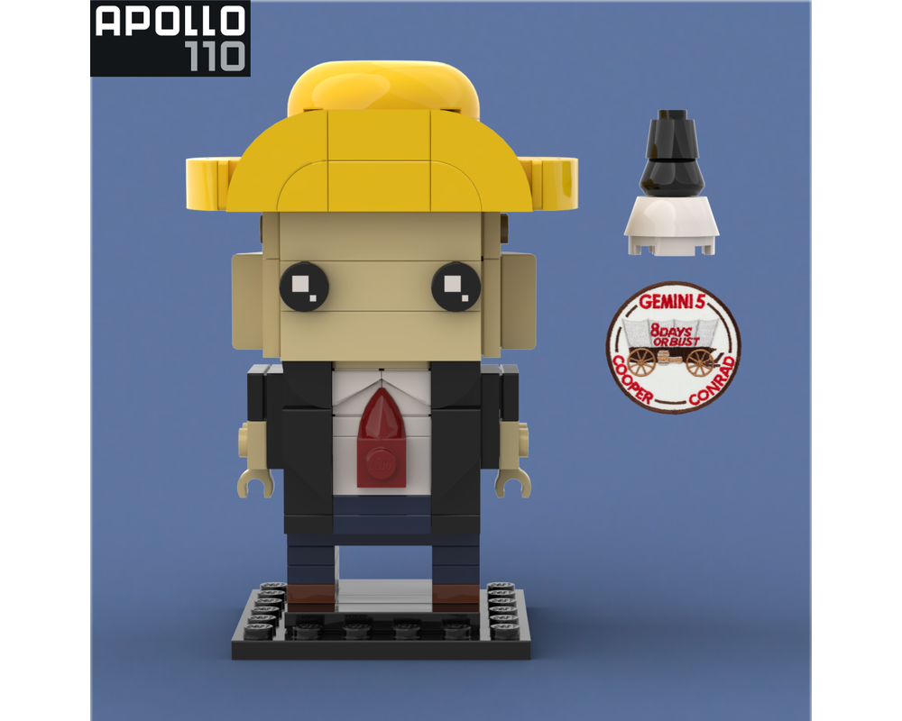 LEGO MOC Pete Conrad Gemini V BrickHeadz by Apollo_110_Bricks ...