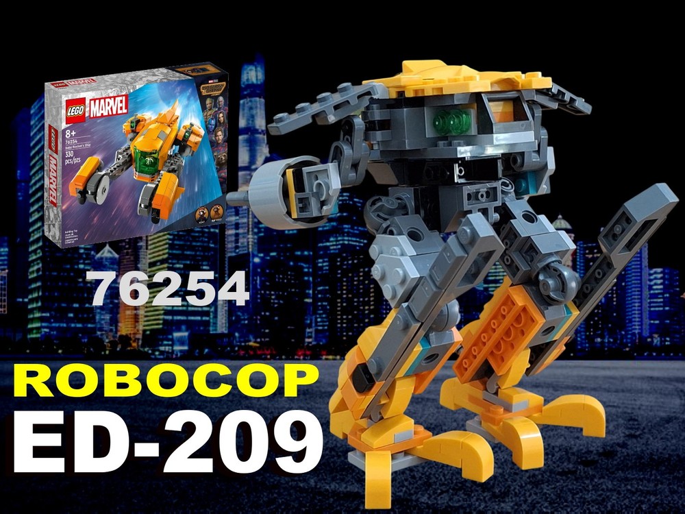LEGO MOC ED-209 mech (Robocop 1 movie) using LEGO set 76254 by ...