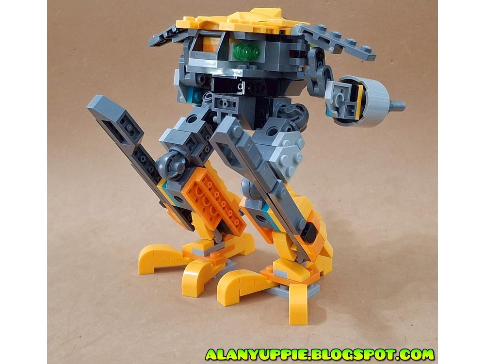 LEGO MOC ED-209 mech (Robocop 1 movie) using LEGO set 76254 by ...