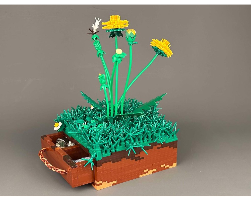 LEGO MOC Dandelion by Golegoego | Rebrickable - Build with LEGO