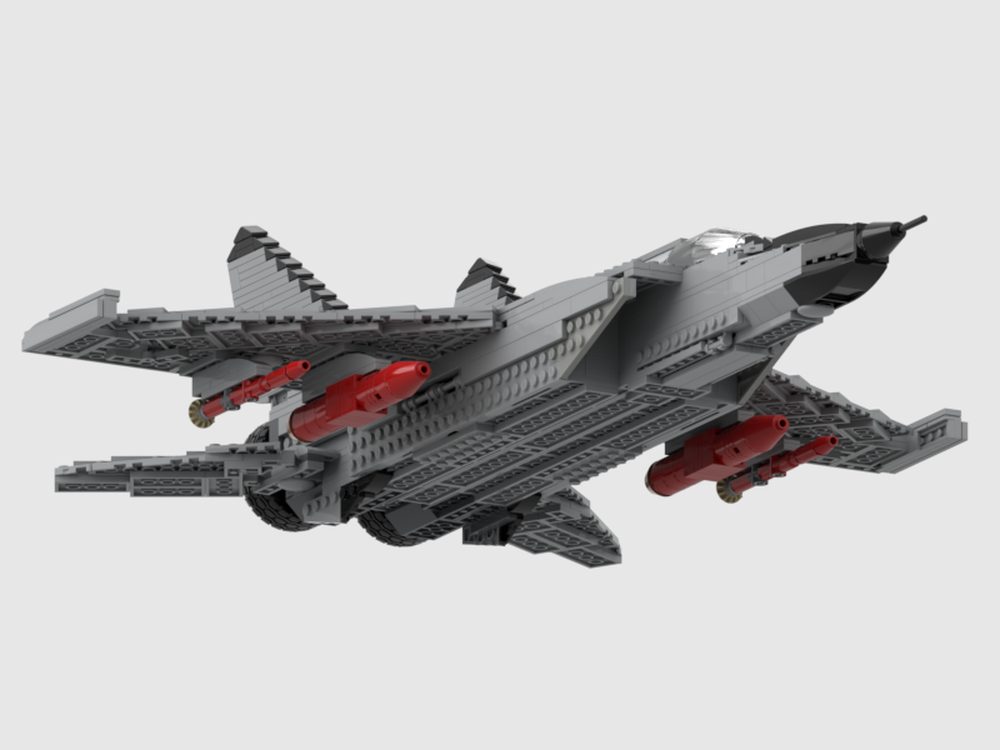 LEGO MOC MiG-25 by Breburďák | Rebrickable - Build with LEGO