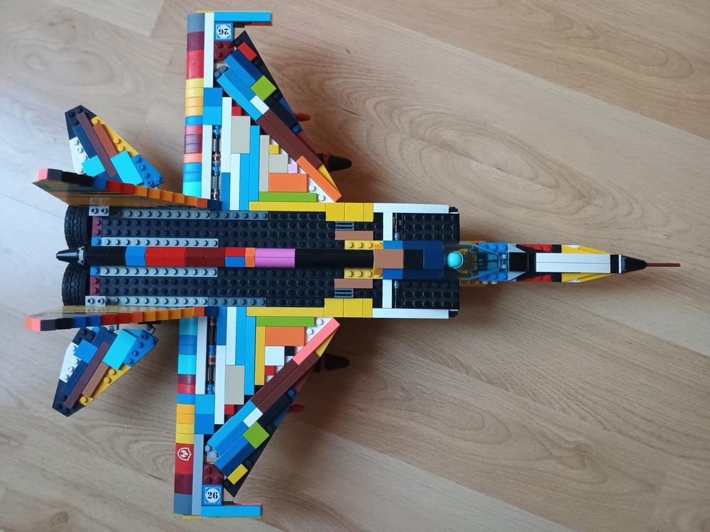 LEGO MOC MiG-25 by Breburďák | Rebrickable - Build with LEGO
