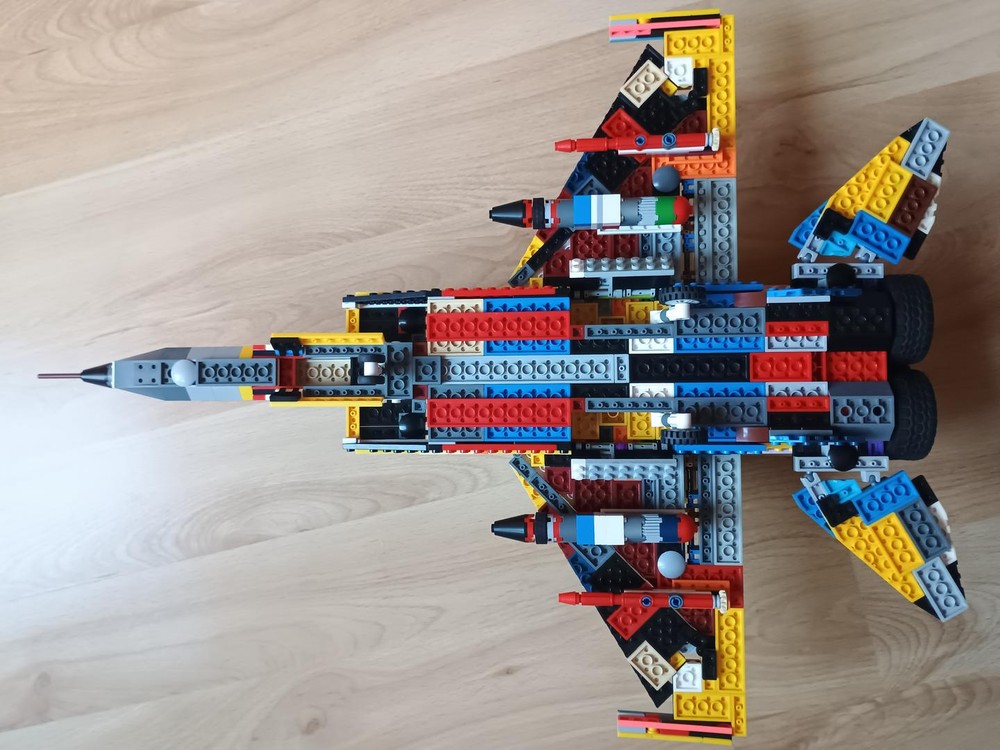 LEGO MOC MiG-25 by Breburďák | Rebrickable - Build with LEGO