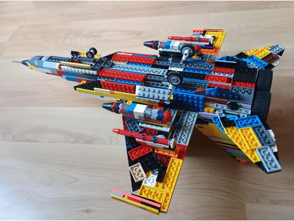 LEGO MOC MiG-25 by Breburďák | Rebrickable - Build with LEGO